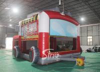 China Commercial Inflatable Fire Truck Bouncy Castle 3m x 2m for Kids Party for sale