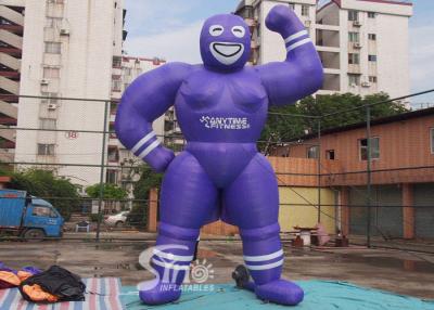 China Customized 5m Funny Inflatable Muscle Man for Fitness Advertising with CE Certification for sale