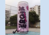China 6m High Giant Energy Drink Inflatable Can Full Printing Outdoor Advertising for sale