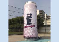 China 6m High Giant Energy Drink Inflatable Can Full Printing Outdoor Advertising for sale