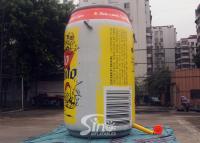 China 5m High Giant Inflatable Beer Can with Full Digital Printing for Outdoor Advertising for sale