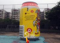 China 5m High Giant Inflatable Beer Can with Full Digital Printing for Outdoor Advertising for sale