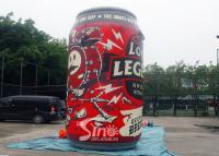 China 5m High Outdoor Advertising Giant Inflatable Beer Can with Digital Printing for Beer Promotion for sale