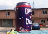China Custom 5m High Inflatable Beer Bottle for Outdoor Advertising Promotion with Full Printing for sale