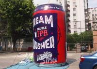 China Custom 5m High Inflatable Beer Bottle for Outdoor Advertising Promotion with Full Printing for sale