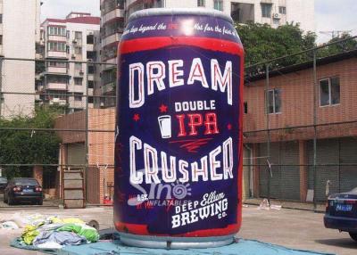 China Custom 5m High Inflatable Beer Bottle for Outdoor Advertising Promotion with Full Printing for sale