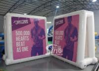China Custom Outdoor Advertising Inflatable Billboard 5m Height with Full Printing Logo CE Certified for sale