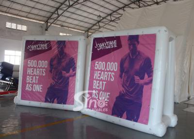 China Custom Outdoor Advertising Inflatable Billboard 5m Height with Full Printing Logo CE Certified for sale