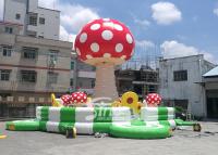 China Inflatable Mushroom Climbing Tower 13.8m with Safety Belt Commercial Use for sale