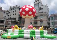China Inflatable Mushroom Climbing Tower 13.8m with Safety Belt Commercial Use for sale
