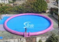 China 20m Diameter Outdoor Giant Inflatable Water Pool for Kids and Adults Water Park for sale