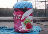 China Custom Advertising Inflatable Bottle Attractive Digital Printing for sale