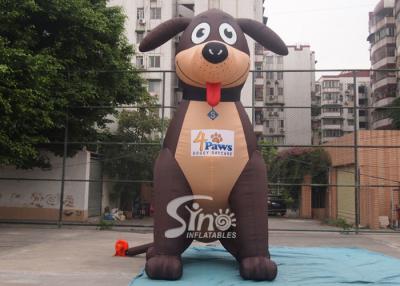 China 5m High Outdoor Inflatable Dog for Advertising Decoration CE Certified for sale