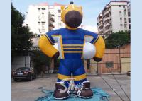 China 5m High Giant Promotional Inflatable Rugby Ball PVC Coated Nylon Outdoor Advertising Mascot for sale