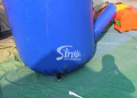 China Custom Full Digital Printing Outdoor Blue Roma Advertising Inflatable Arch 4.5m for sale