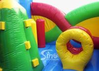 China Commercial Outdoor Rainbow Inflatable Fun City PVC Tarpaulin Playground CE Certified for sale