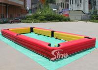 China 10x5m Giant Inflatable Human Billiards Bounce House with Snooker Balls for Commercial Use for sale