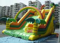 China Outdoor Giant Tropical Rain Forest Inflatable Slide 10m x 5m x 6.5m for Kids and Adults for sale