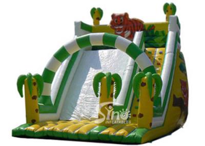 China 6m High Kids Outdoor Inflatable Jungle Slide 0.55mm PVC Tarpaulin CE EN14960 for sale