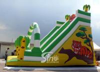 China 6m High Kids Outdoor Inflatable Jungle Slide 0.55mm PVC Tarpaulin CE EN14960 for sale