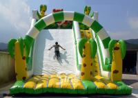 China 6m High Kids Outdoor Inflatable Jungle Slide 0.55mm PVC Tarpaulin CE EN14960 for sale