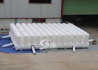 China 8x6m White Indoor Foam Pit Airbag with Sealed Top Cover for Big Jump Stunt Training for sale