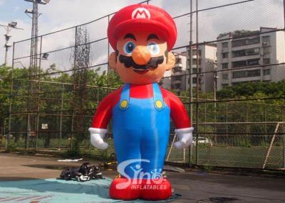 China 5m High Inflatable Super Mario for Advertising Promotion Flame Retardant PVC for sale