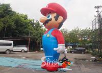 China 5m High Inflatable Super Mario for Advertising Promotion Flame Retardant PVC for sale