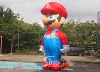 China 5m High Inflatable Super Mario for Advertising Promotion Flame Retardant PVC for sale