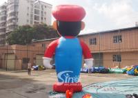 China 5m High Inflatable Super Mario for Advertising Promotion Flame Retardant PVC for sale