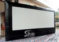 China 5 Meters High Advertising Inflatable Moving Screen Without Back Frame For Outdoor Promotion for sale