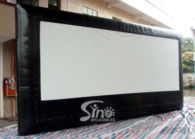 China 5 Meters High Advertising Inflatable Moving Screen Without Back Frame For Outdoor Promotion for sale