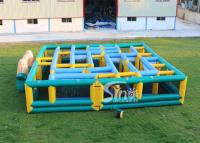 China 12x12m Giant Inflatable Corn Maze for Kids and Adults Digital Print Sports Events for sale