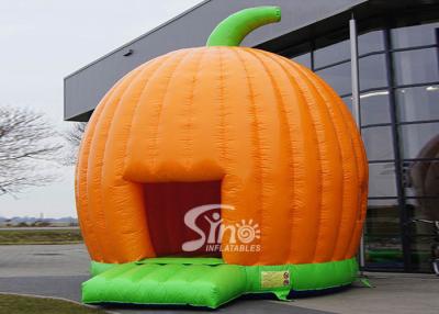 China Halloween Pumpkin Inflatable Bounce House 18oz PVC for Kids Party Outdoor Use for sale