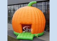 China Halloween Pumpkin Inflatable Bounce House 18oz PVC for Kids Party Outdoor Use for sale