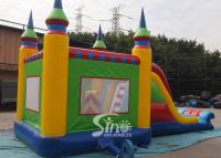 China 5in1 Commercial Kids Inflatable Bounce House with Slide 8.5m x 4.0m Outdoor for sale