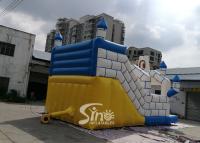 China 28x17 ft Ancient Guards Kids Inflatable Castle Slide Lead Free Material Commercial Grade for sale