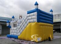 China 28x17 ft Ancient Guards Kids Inflatable Castle Slide Lead Free Material Commercial Grade for sale