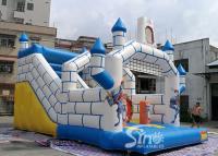 China 28x17 ft Ancient Guards Kids Inflatable Castle Slide Lead Free Material Commercial Grade for sale