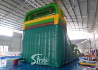 China Commercial 25ft High Tropical Inflatable Water Slide with Double Pool 10m x 5.5m for sale