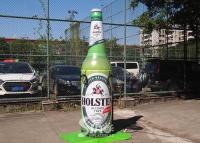 China 3 Meters High Inflatable Beer Bottle With Digital Printing For Holsten Beer Promotion for sale