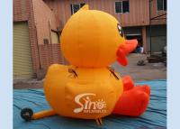 China 3m High Giant Inflatable Yellow Duck for Outdoor Advertising Promotion for sale