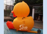 China 3m High Giant Inflatable Yellow Duck for Outdoor Advertising Promotion for sale