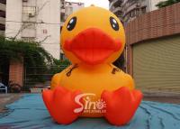 China 3m High Giant Inflatable Yellow Duck for Outdoor Advertising Promotion for sale