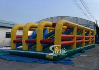 China Extreme Maze Obstacle 5k Course Inflatable Fun Run Challenge For Obstacle Games for sale