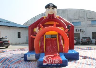 China Outdoor Pirate Inflatable Bounce Slide Combo 0.55mm PVC for Kids Party Fun for sale