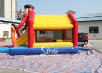 China Outdoor Pirate Inflatable Bounce Slide Combo 0.55mm PVC for Kids Party Fun for sale