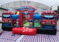China Giant Rescue Squad Inflatable Amusement Park Playground for Kids Outdoor Fun 10x8ft for sale