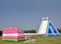 China 10m High Giant Inflatable Hippo Water Slide for Adults Commercial Use 30x10x10m for sale