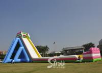 China 10m High Giant Inflatable Hippo Water Slide for Adults Commercial Use 30x10x10m for sale